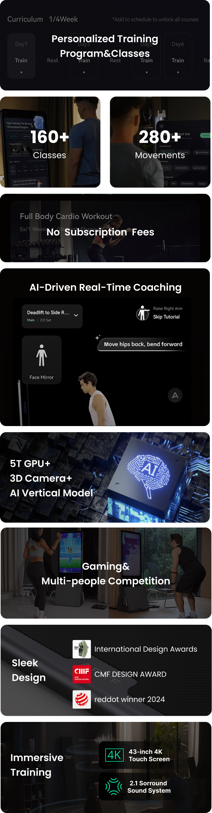 AEKE Fitness Mirror K1